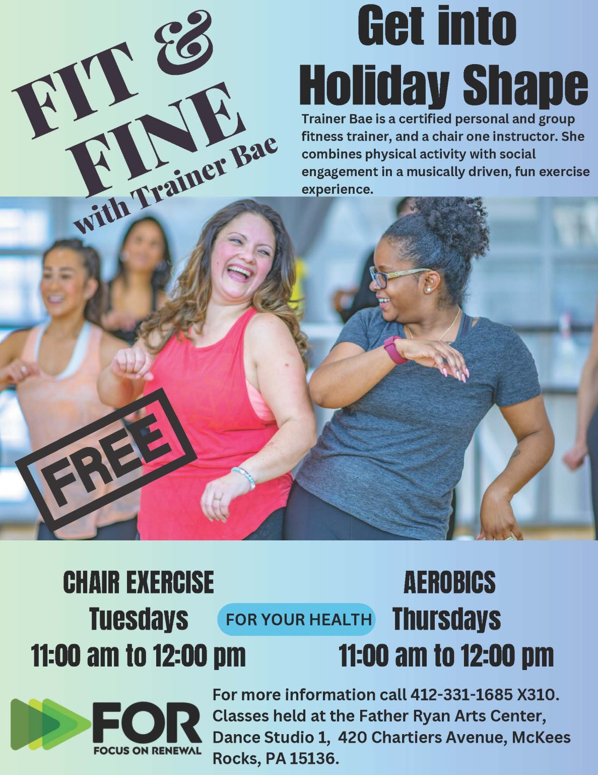 Fit & Fine - Chair Exercise & Aerobics | Focus on Renewal